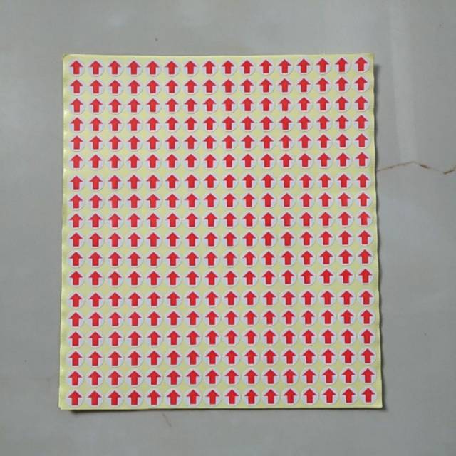 Arrow Sticker / Sticker Label / Sticker Reject / Sticker Rijek 1cm ...