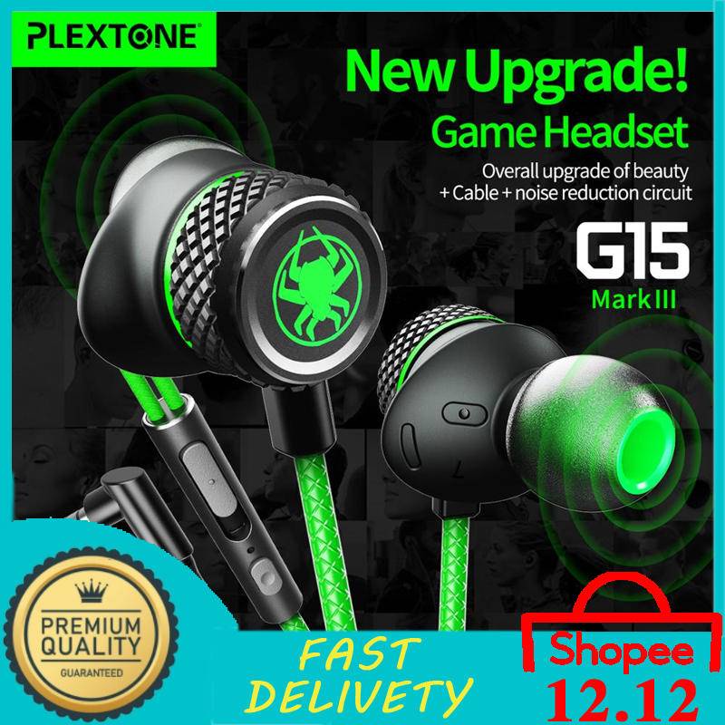 Plextone g15 magnetic headset, upgrade, 3.5 mm, in ear, wired ...