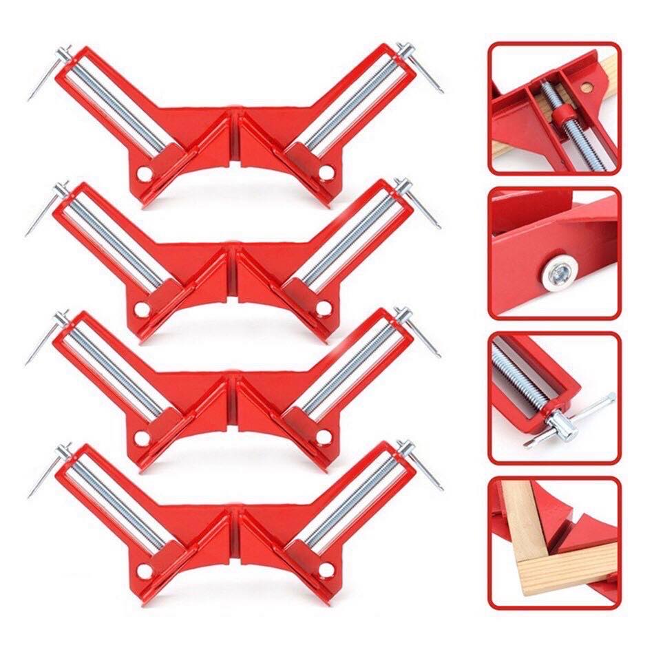 4Pcs 90Degree Right Angle Corner Clamps Miter Picture Frame Holder ...