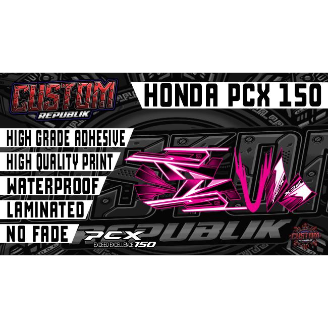 Honda PCX 150 Stylized Strip Decals Set P2 | Shopee Philippines