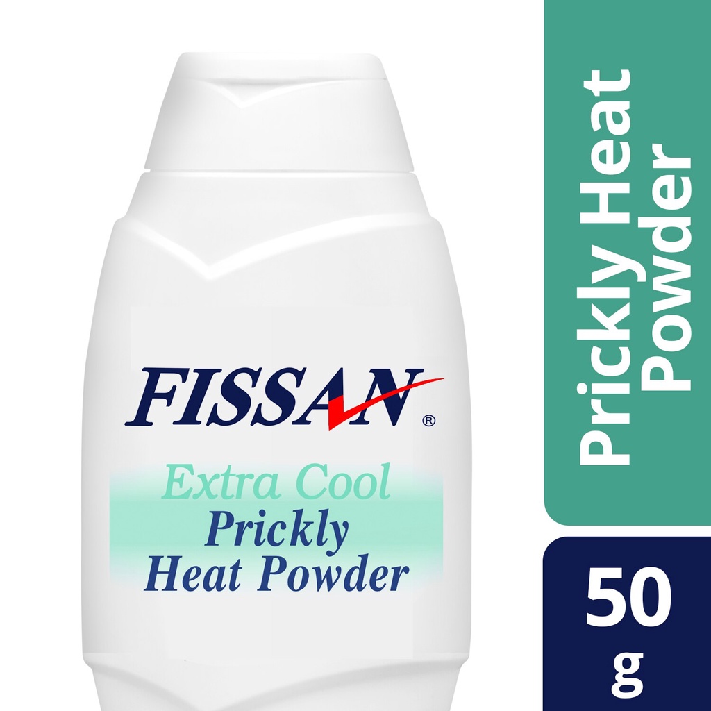 FISSAN Exta Cool Prickly Heat Powder 50g | Shopee Philippines