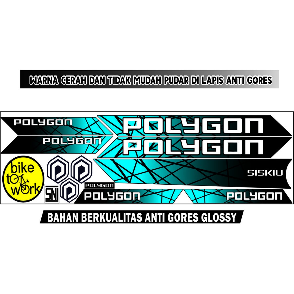 Striping Variations CUSTOM ALL BIKE CUSTOM BIKE Stickers POLYGON ART ...