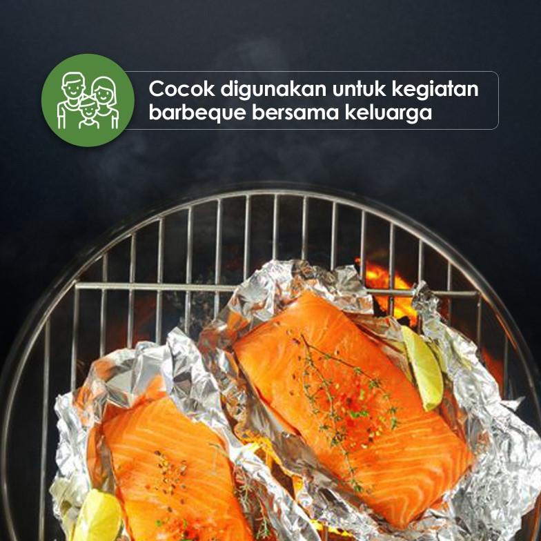 Good ALUMINUM FOIL BOX+REFILL 30cm X 7.62m SET Free Shipping | Shopee ...