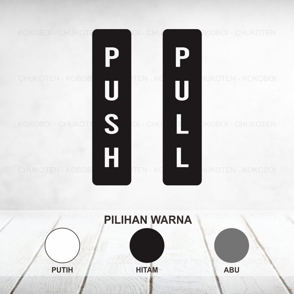 Square Push Pull Glass Door Sticker Cafe Sign Sticker Sign Logo Cutting ...