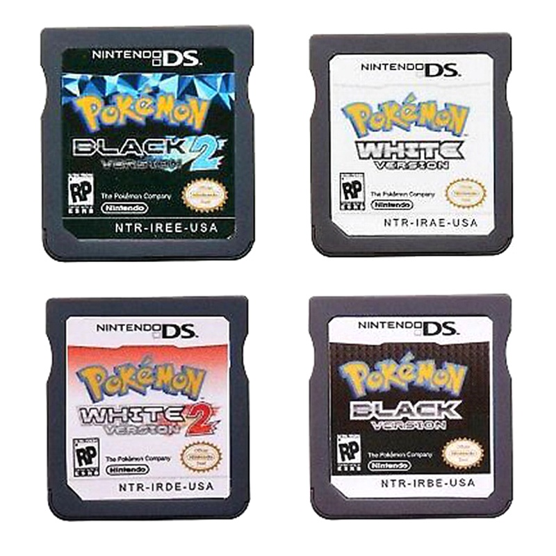 Pokemon DS Game Cartridge Console Card Black White for Nintendo DS ...
