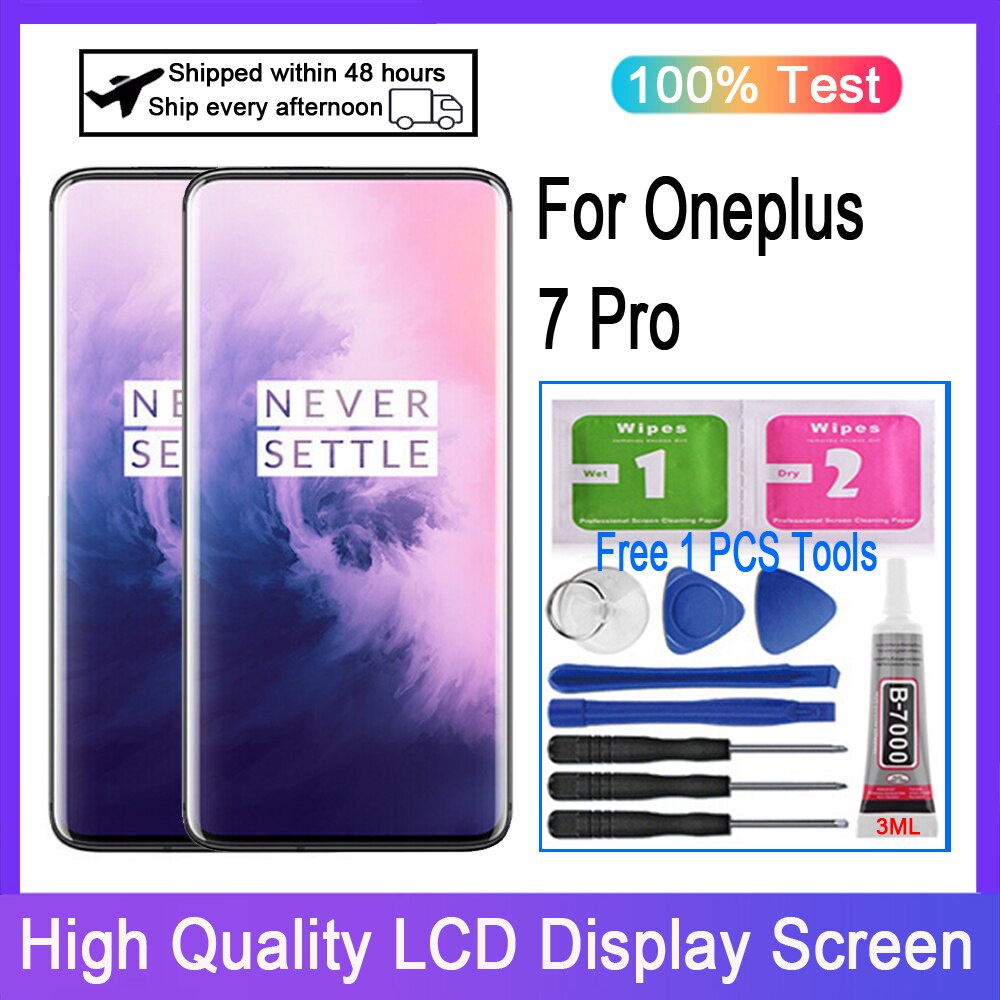Original For Oneplus 7 Pro LCD Display Touch Screen Digitizer ...