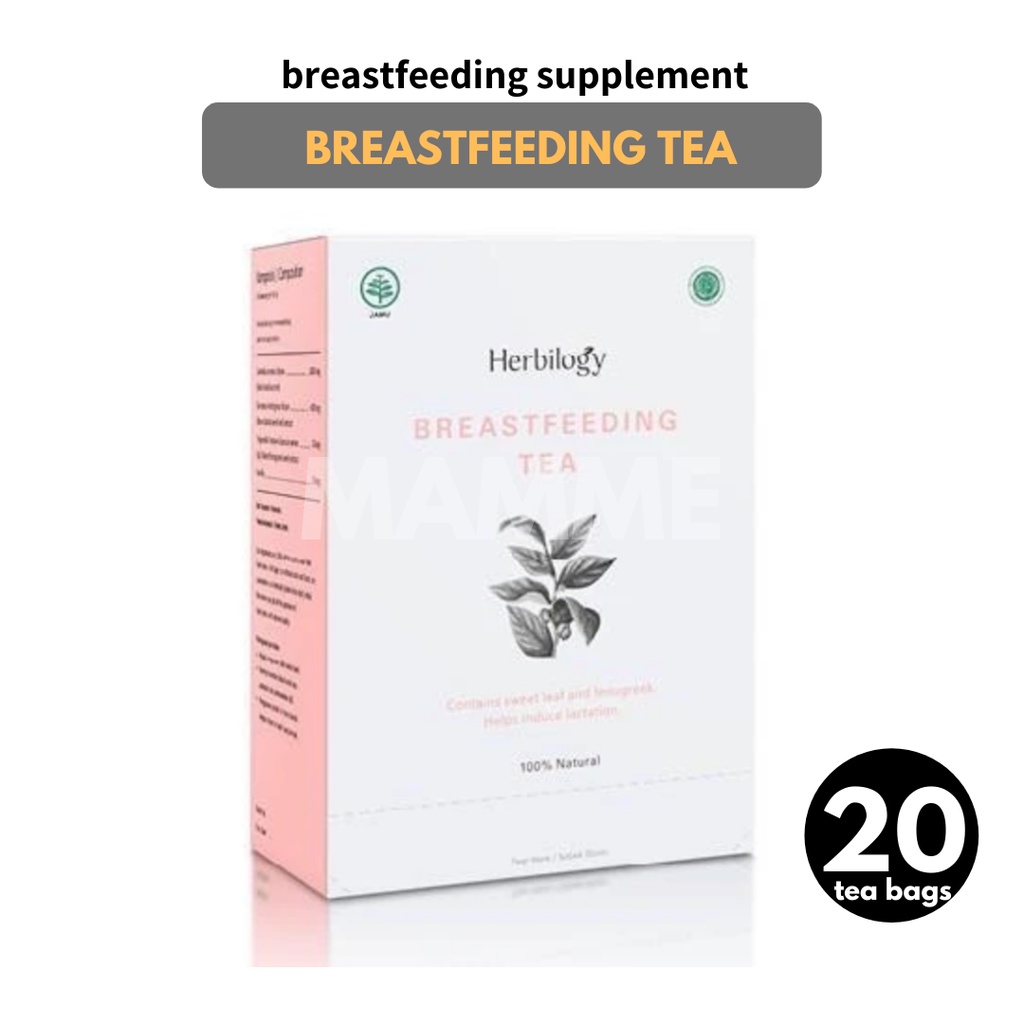 Herbilogy Breastfeeding Tea for Breastmilk Booster (20 tea bags / pack ...