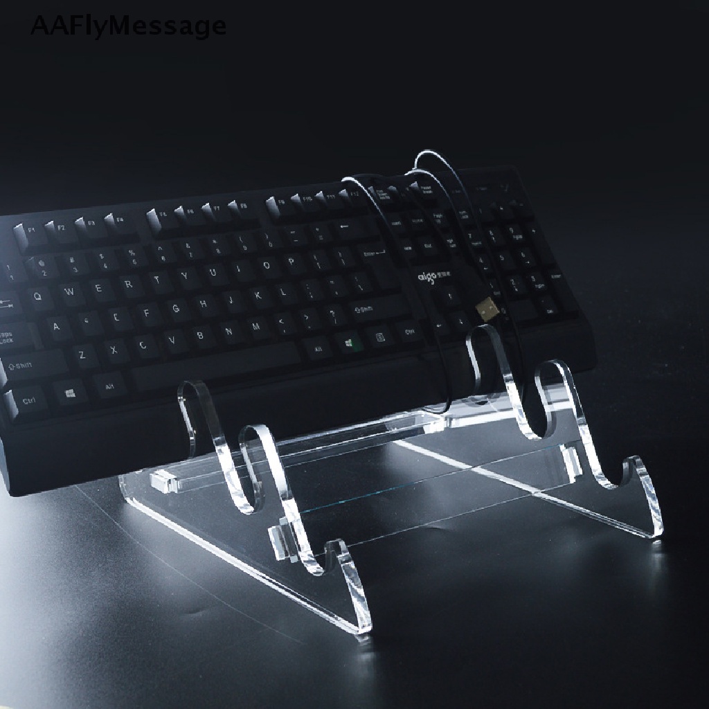 AAFlyMessage Universal Transparent Acrylic Display Stands Game Keyboard ...