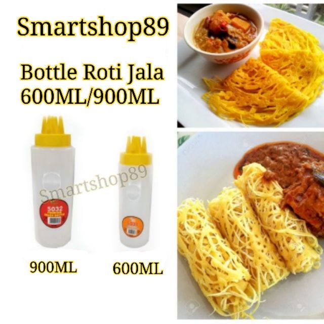 900 ml / 600 ml Tiub ROTI JALA ACUAN ROTI JALA BOTTLE ROTI JALA ...