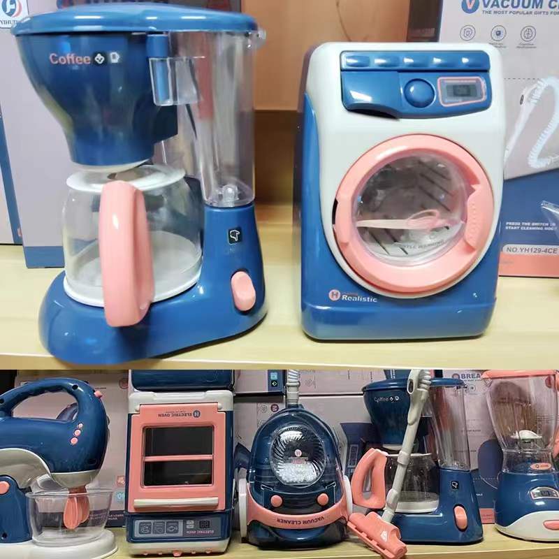 Simulation Vacuum Cleaner Toy Juicer Pretend Play Toys Mixer Coffee ...