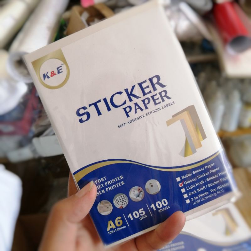 A6 Sticker Paper for Shopee Waybill Matte Pls READ Before buy GeT The ...