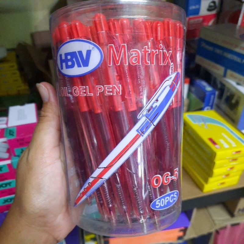 HBW Matrix OG-5 Oil Gel Pen (sold per pc.) | Shopee Philippines