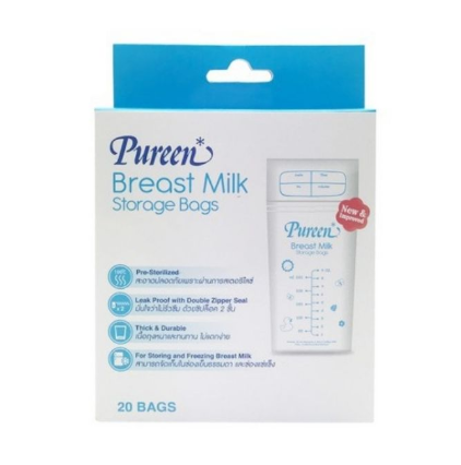Pureen Milk Storage Bags 9oz 20 | Shopee Philippines