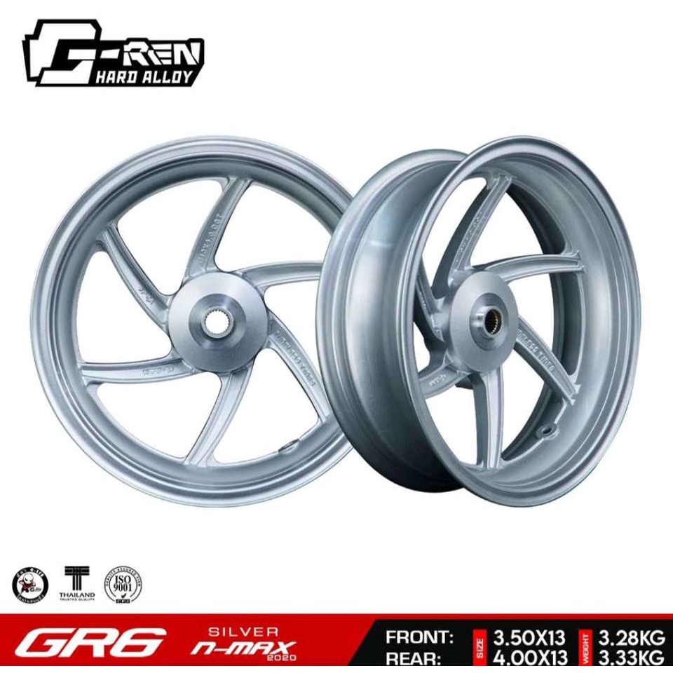 GREN Mags Aerox V1 V2 /Nmax V2+ Pure Alloy Thailand Made Aerox 2021 Mag Wheels | Shopee Philippines
