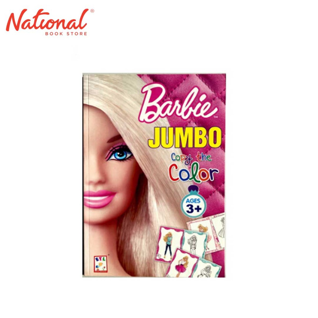 Barbie - Jumbo Copy The Color Trade Paperback National Book Store ...