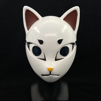 Demon Slayer Mask Halloween Cosplay Props for Kamado Tanjirou Tomioka ...