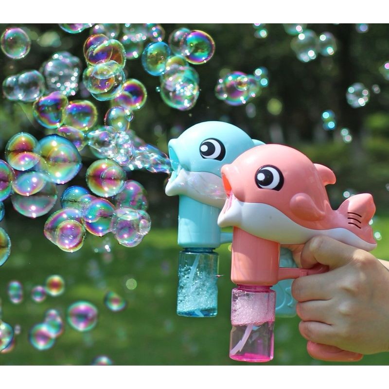 sunny shop Automatic Bubble gun Electric Fish bubble (free 2pcs bubble ...