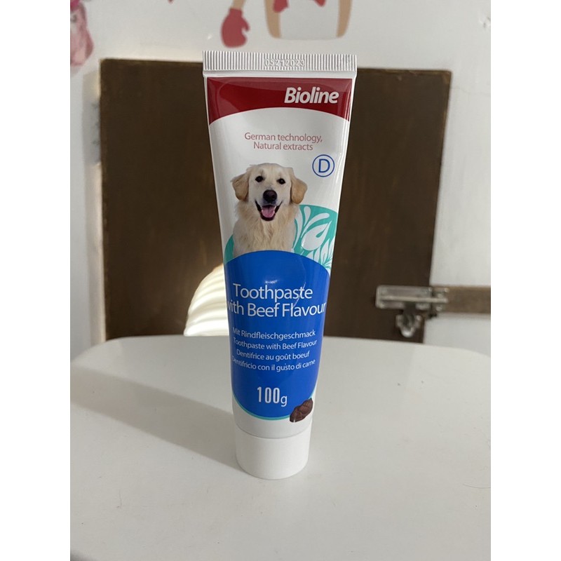Bioline Pet Toothpaste 100g (all flavors available) | Shopee Philippines