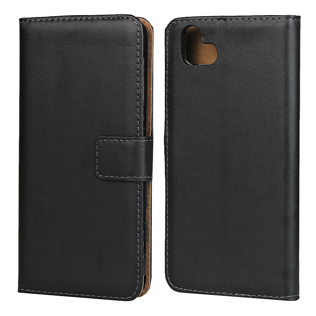 Genuine Leather Wallet Insertable Card Fujitsu Arrows U Phone Case ...