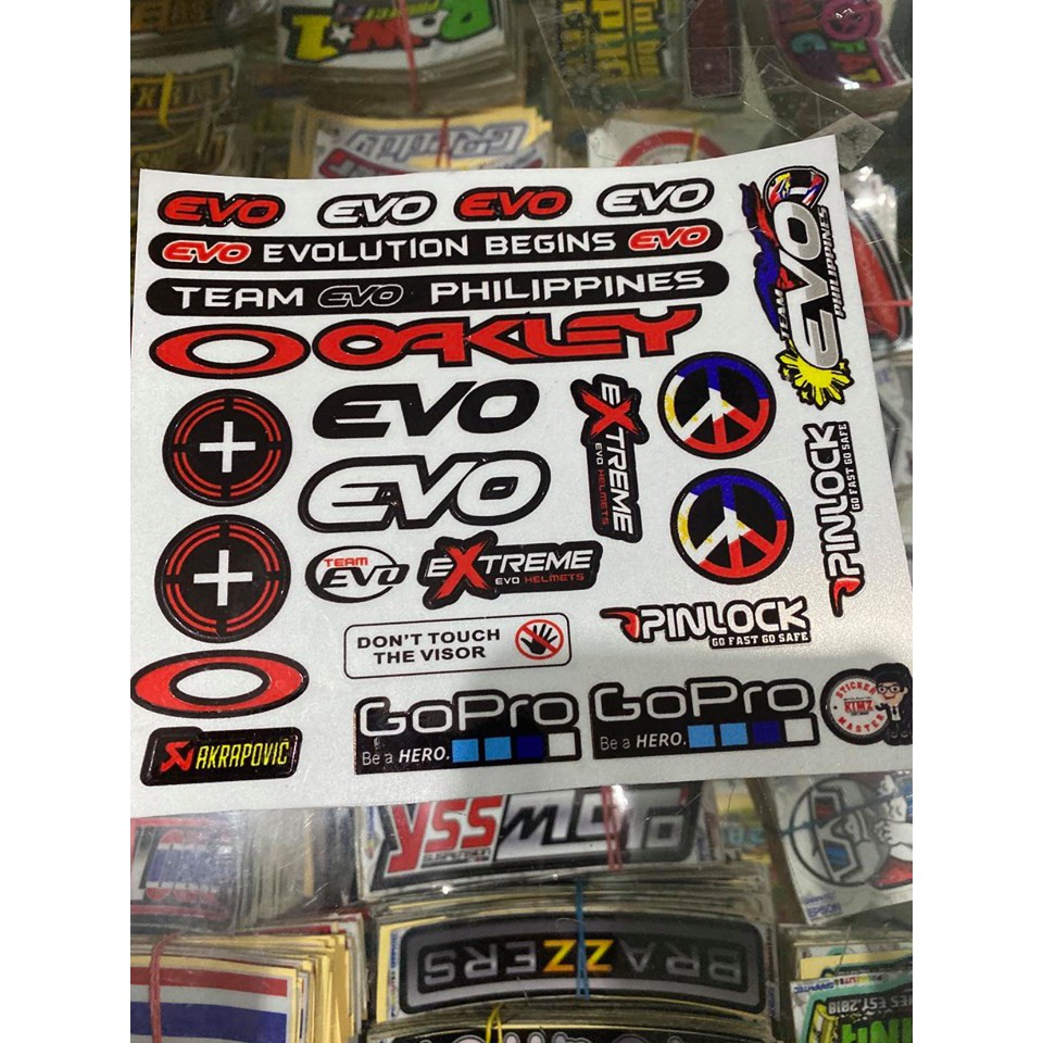 Reflectorized helmet visor sticker | Shopee Philippines