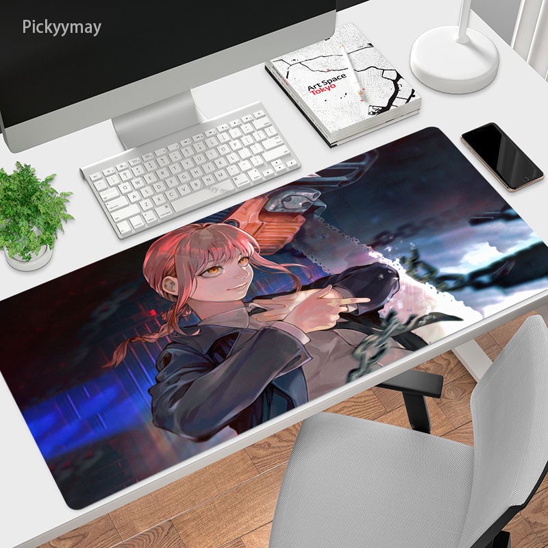 Anime Chainsaw Man Mouse Pad Large Gaming Speed MousePad Keyboard ...