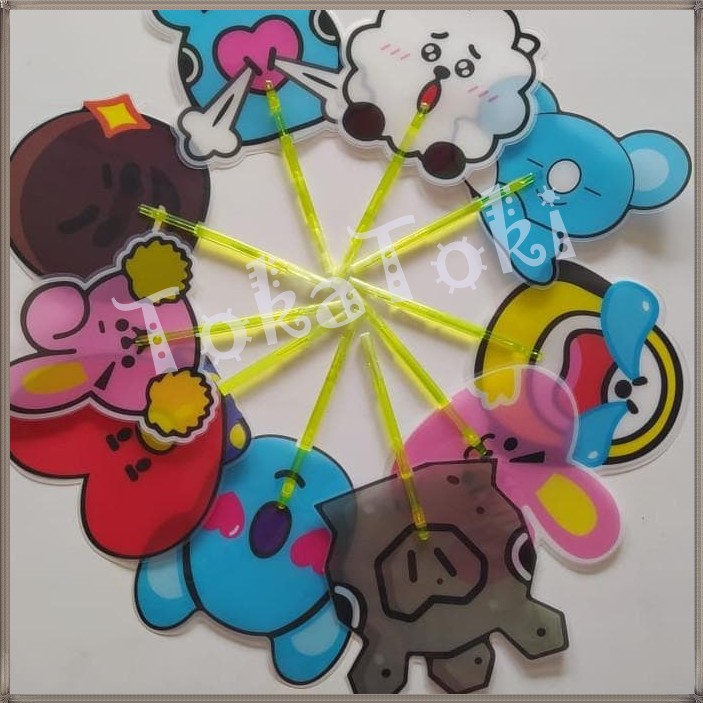 Hand Fan/BT21 BTS Hand Fan/BT21 Hand Fan/BT21 Whistle Hand Fan | Shopee ...