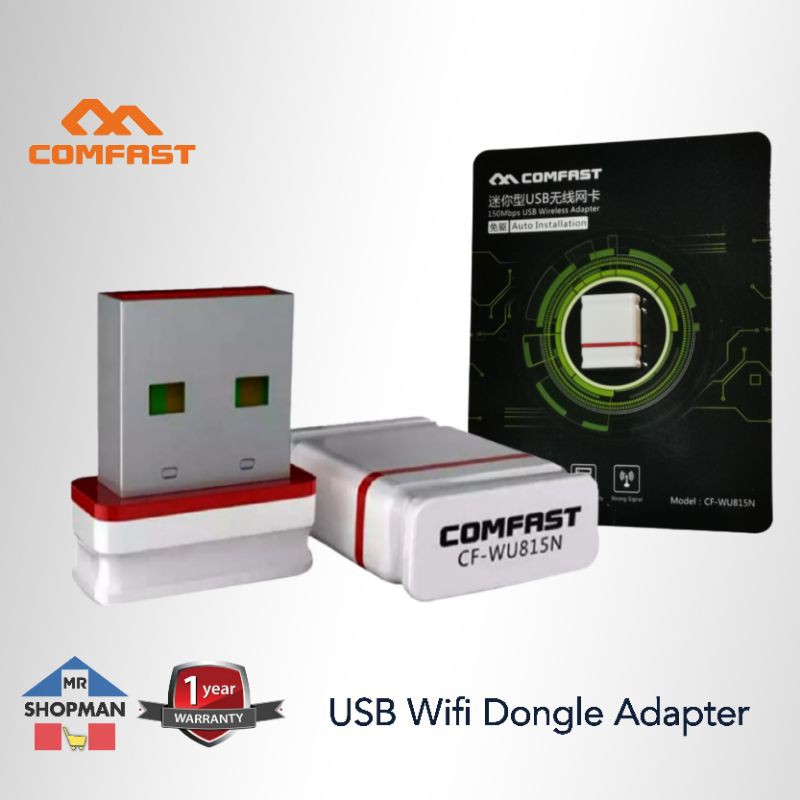 Comfast Wifi Dongle USB Wireless Adapter 150Mbps CF WU815N | Shopee ...