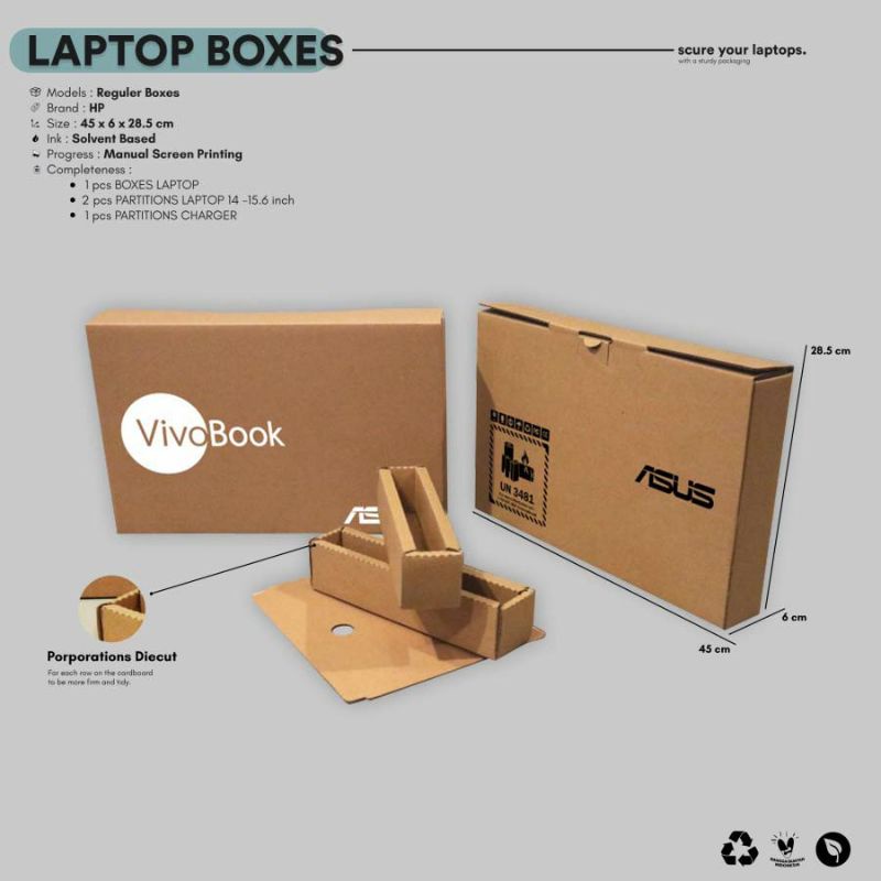 Cardboard Dus Box Box Asus Vivobook 1 Laptop Box | Shopee Philippines