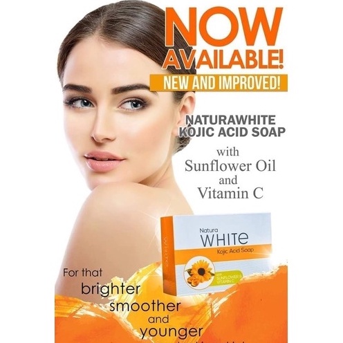 UNO Natura White Kojic Acid Soap 135g.with Sun Flower and Vitamin C ...