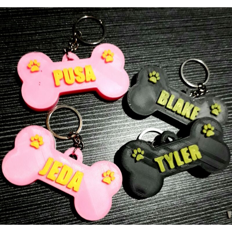Dog tags Keychain 3d Printed | Shopee Philippines