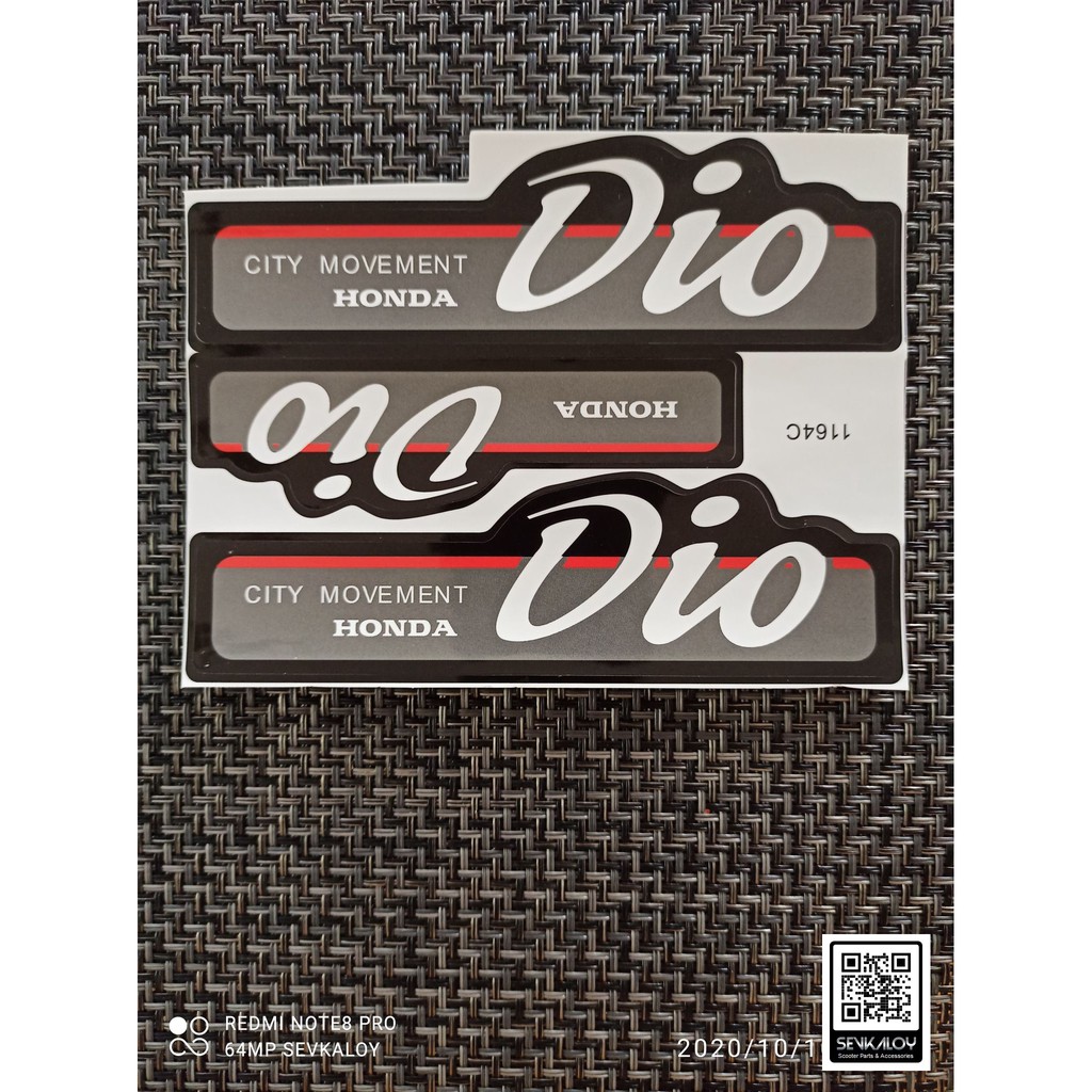 Honda Dio City Movement Decal Sticker | Shopee Philippines