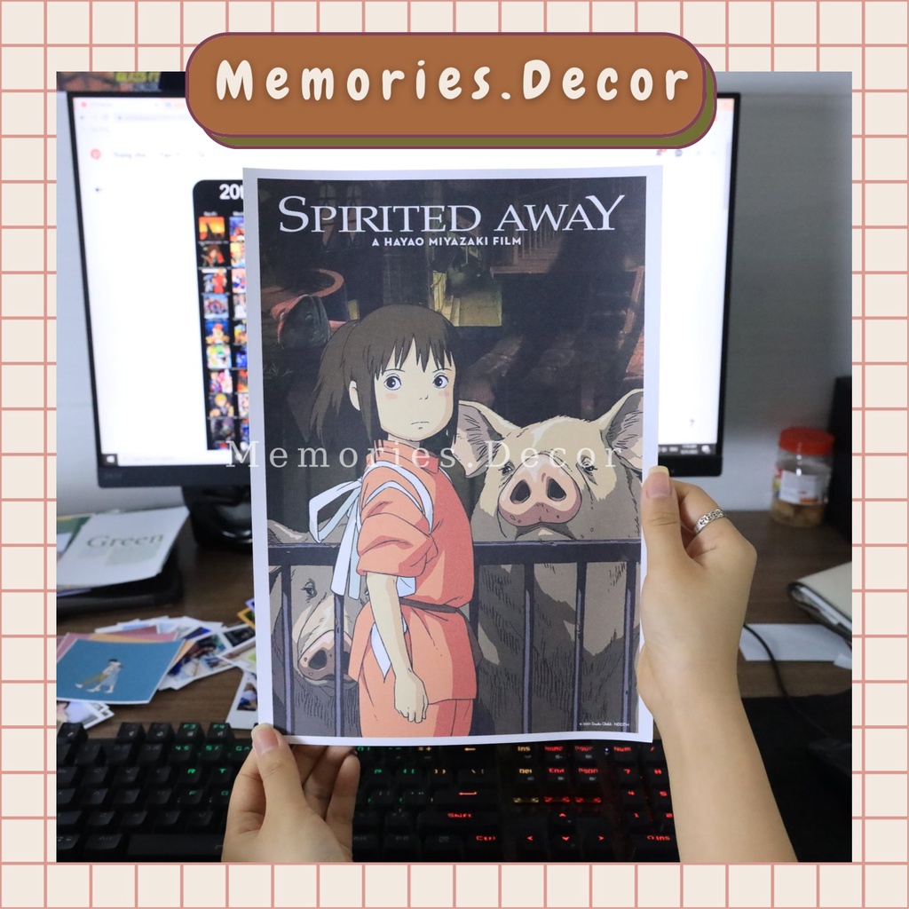 A4 Anime Spirited Away Poster - Spirited Away, Extremely Beautiful ...