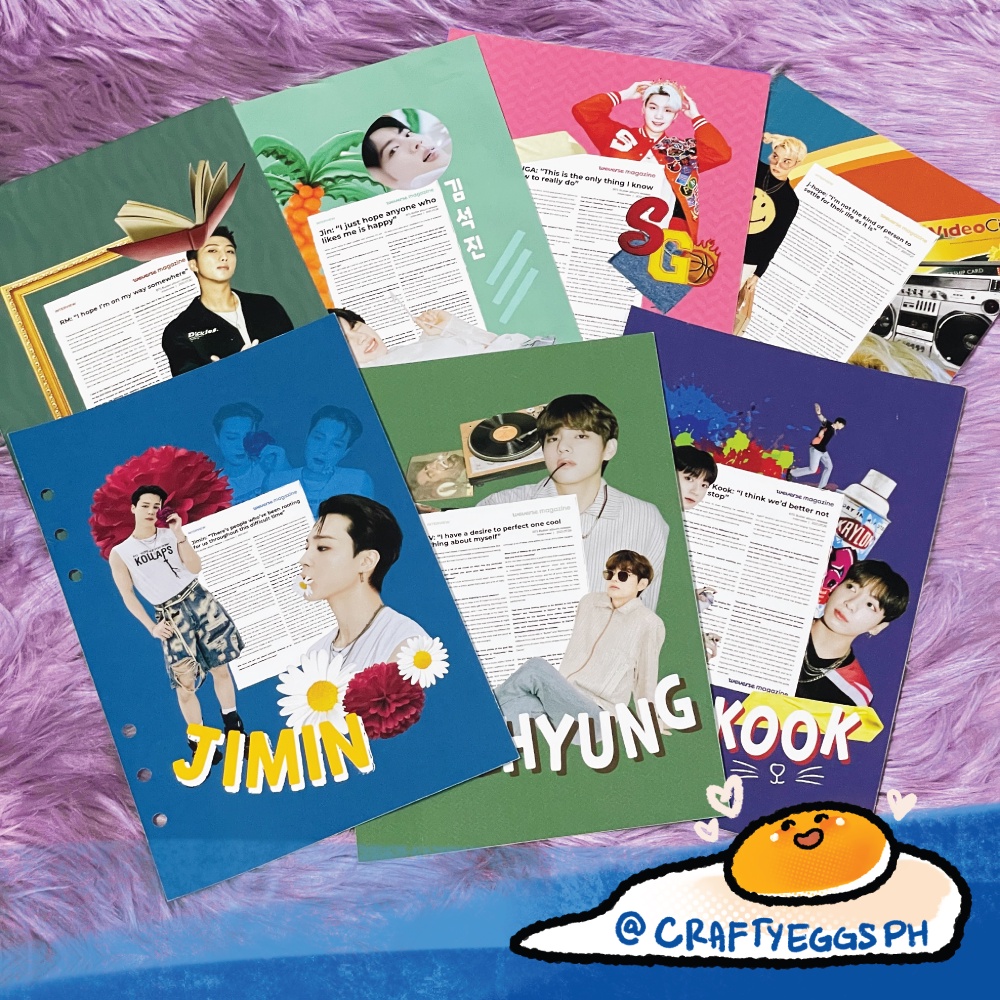 A5 DIVIDERS - BTS Weverse Mag Series Set (2021) | Shopee Philippines