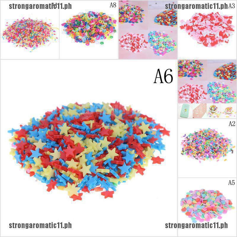COD[STRON]10g/pack Polymer clay fake candy sweets sprinkles diy slime ...