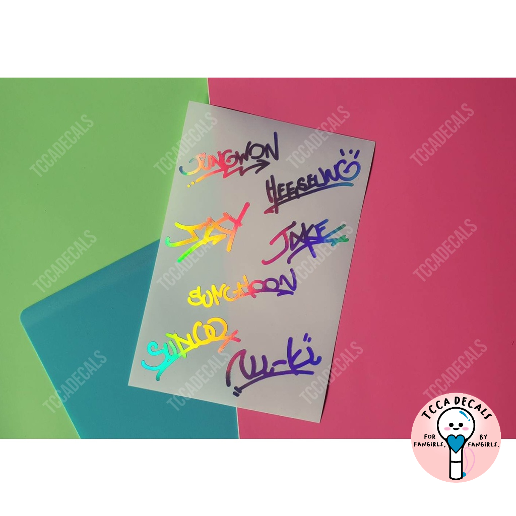 Enhyphen name set (SADAME) | Shopee Philippines