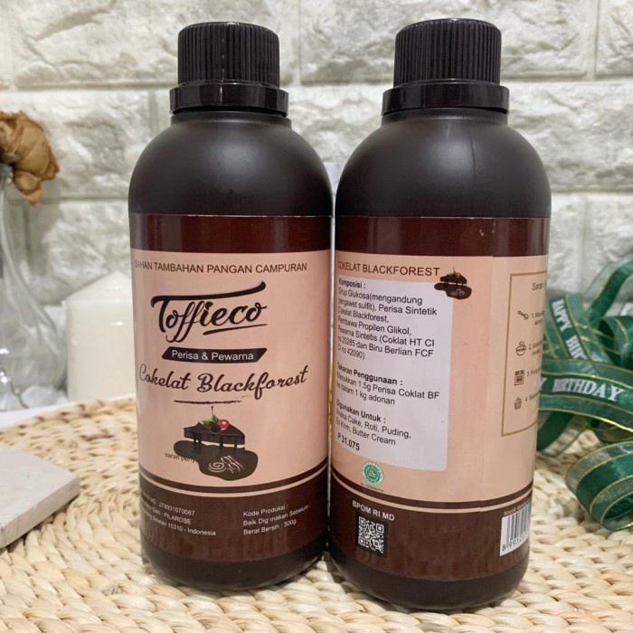 Toffieco BLACKFOREST CHOCOLATE PASTA 500GR - FLAVOR AND FOOD COLORING ...