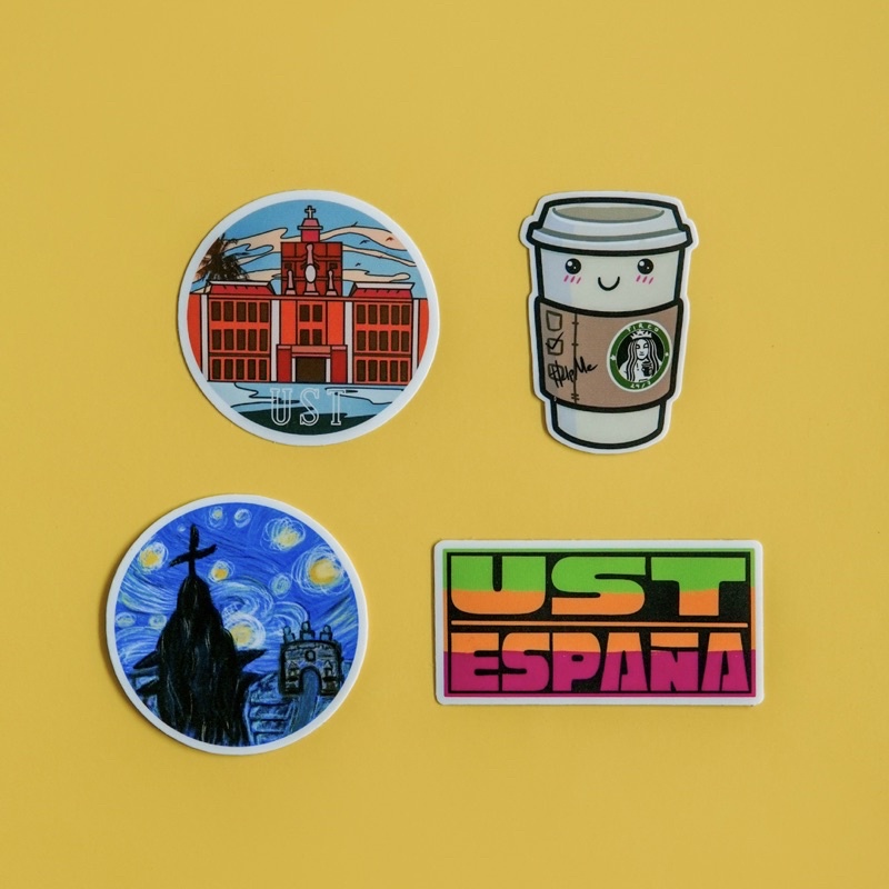 UST Thomasian sticker pack - Waterproof Stickers for tumbler gadget car ...