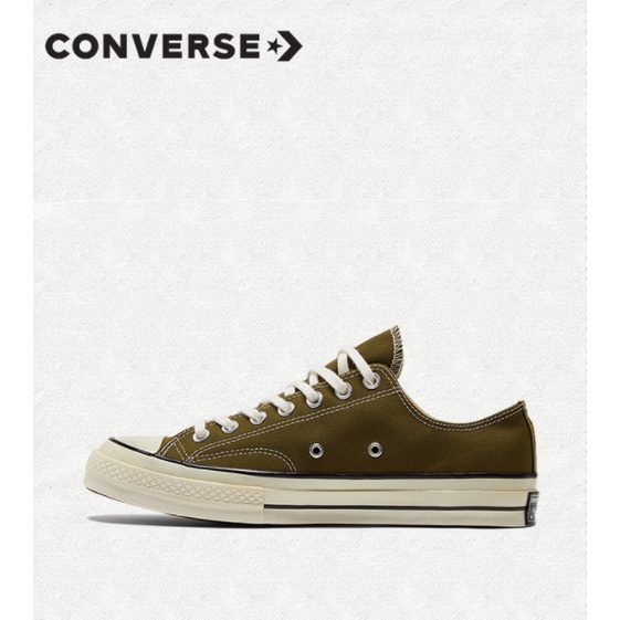 Moss Green CONVERSE All Star Low Top canvas shoes retro casual shoes ...