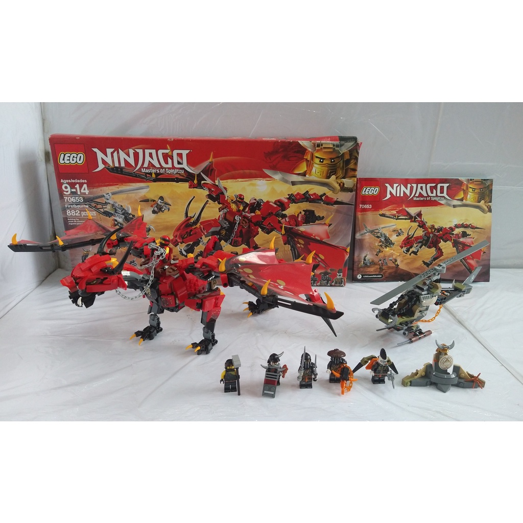 Like New! Lego 70653 Ninjago Firstbourne 882 Pieces USA | Shopee ...