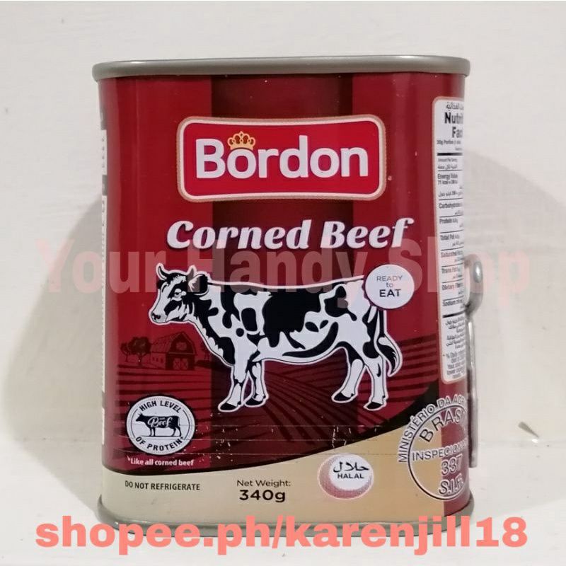 Bordon Corned Beef & Luncheon Meat | ED: February 9,2024 | Shopee ...