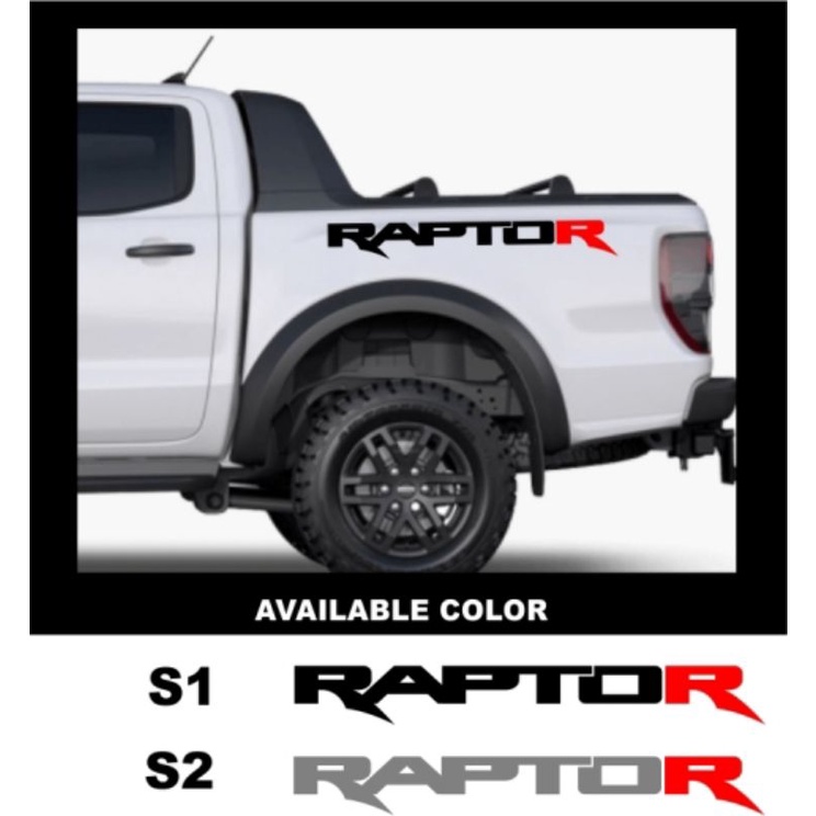 Ford Raptor R Sticker Design Set 2pcs | Shopee Philippines