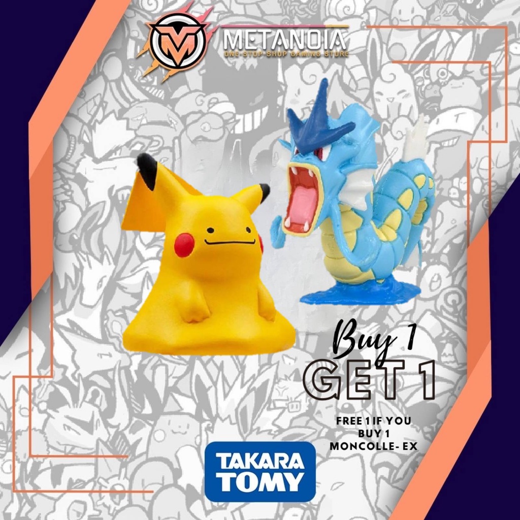 MetanoiaDeals - Pokemon Moncolle-EX No. 52 Ditto as Pikachu +1 Gyarados ...