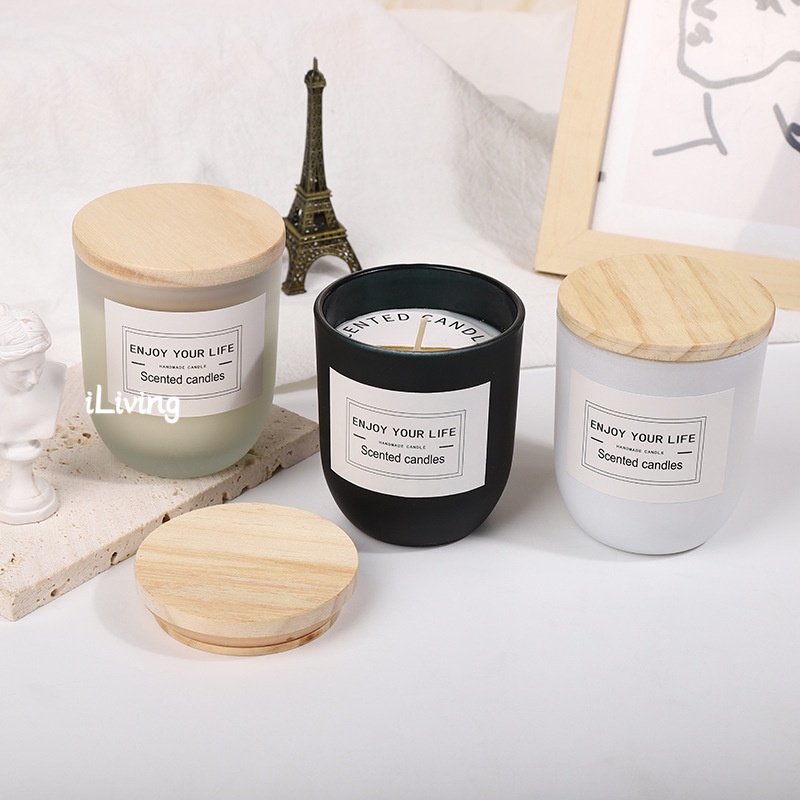 iliving Nordic ins Style Handmade Soy Candles Glasses Creative Gifts ...