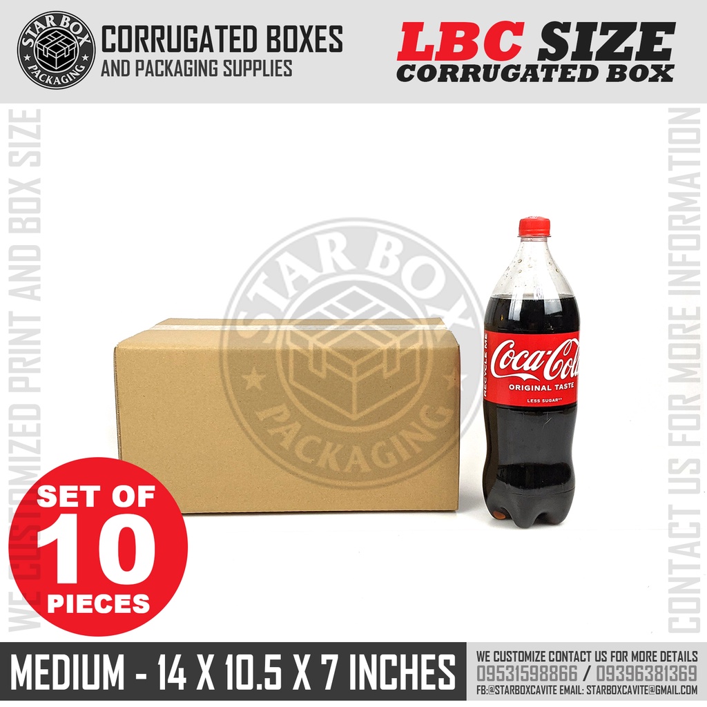Starbox Medium LBC Express Sizes Corrugated Cargo Shipping Box ...