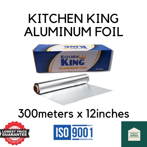Kitchen King Aluminum Foil Jumbo Roll 300M x 12inches 300 Meters ...