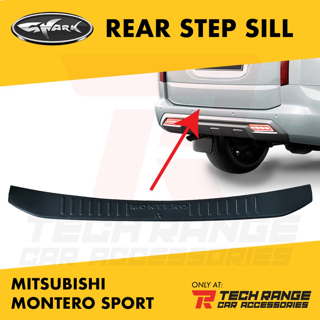 Montero Sport 2020 - 2024 Shark Rear Step Sill / Bumper Guard ...