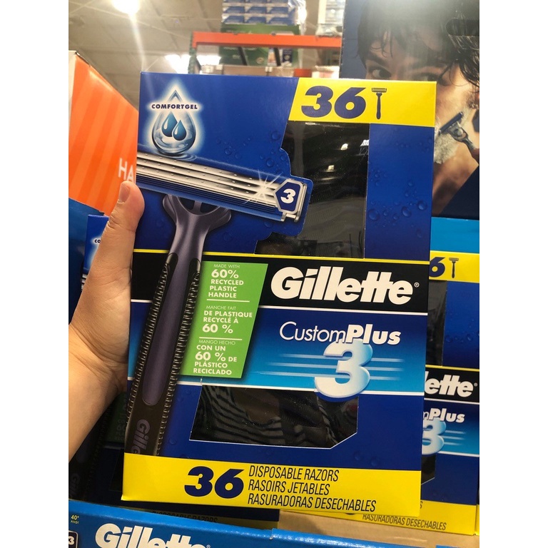 Gillette CustomPlus 3 Disposable Razor SOLD PER PIECE | Shopee Philippines