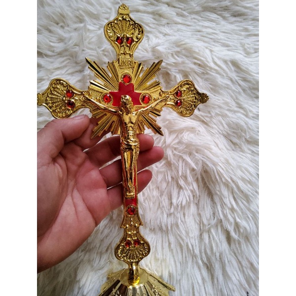 Classic Crucifix (3 variations)- 7 inches with stand | Shopee Philippines