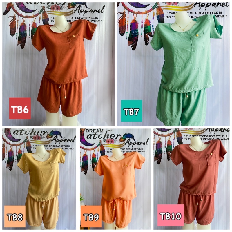 TERNO COORDINATES CHALLIS FABRIC (S-Plus Size) | Shopee Philippines