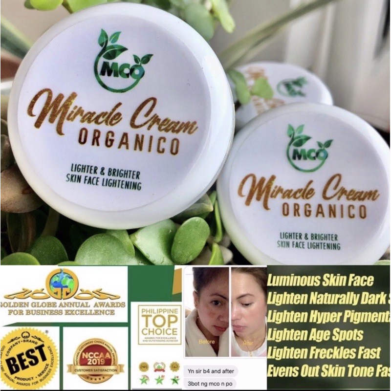MIRACLE CREAM ORGANIC all in whitening, anti aging, acne and pimple ...
